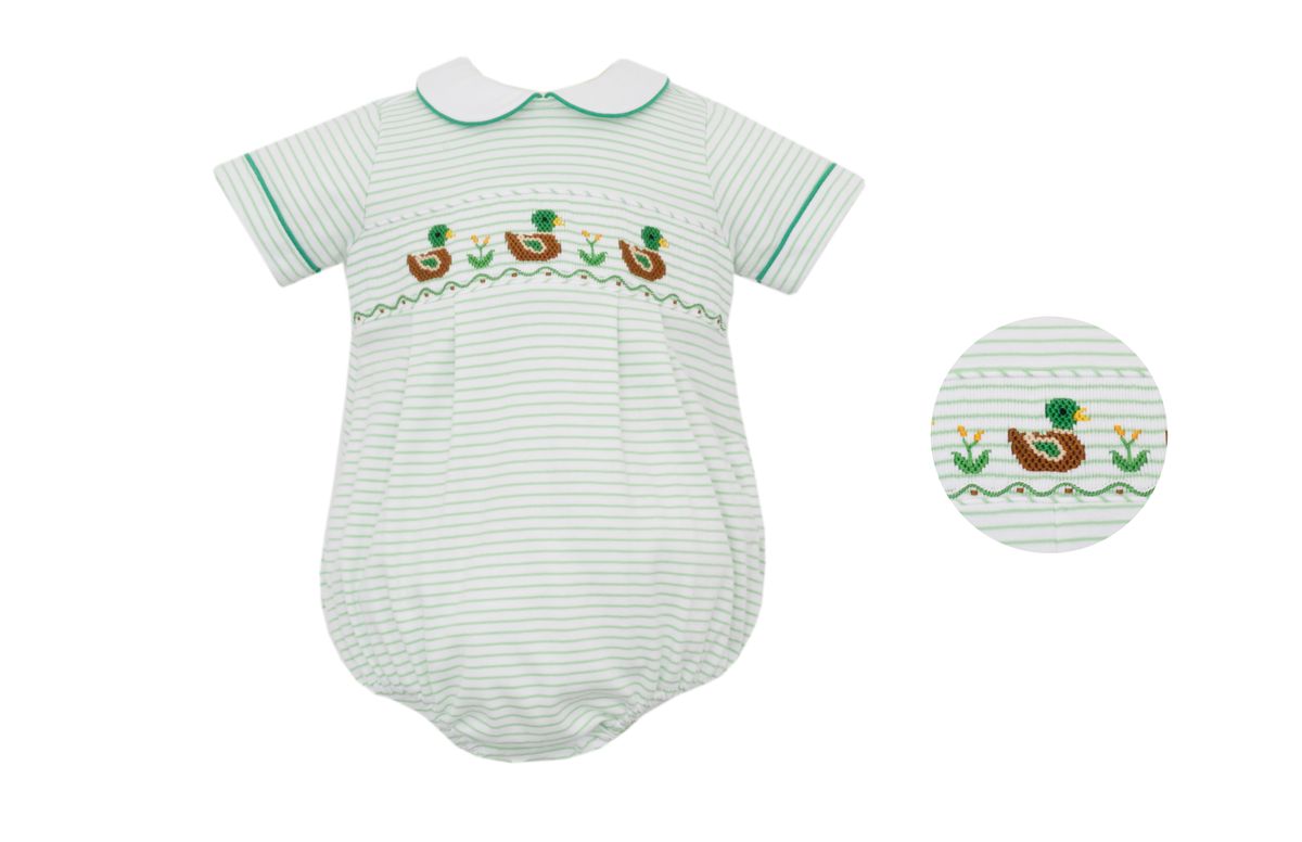 PETIT BEBE MALLARD DUCK BUBBLE – Bead Shack Kids Boutique