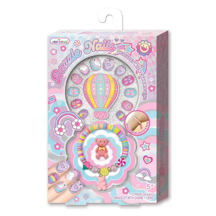 HOT FOCUS DAZZLE NAILS RAINBOW – Bead Shack Kids Boutique