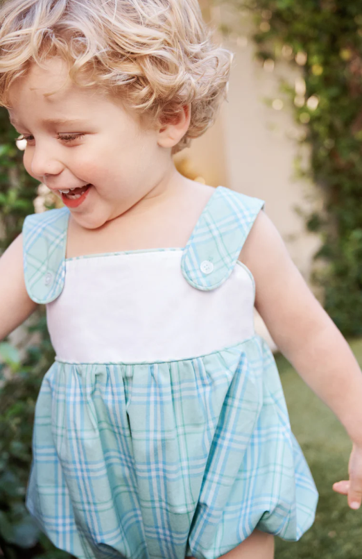 BINGHAM BUBBLE WORTH AVE WHITE PELHAM BAY PLAID – Bead Shack Kids Boutique