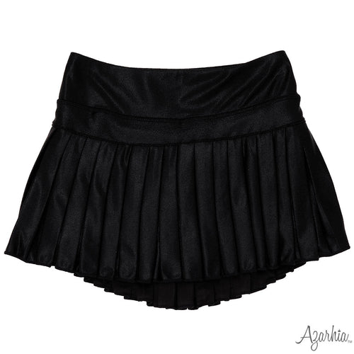 Mini Pleated Skort in Black Shimmer – Bead Shack Kids Boutique